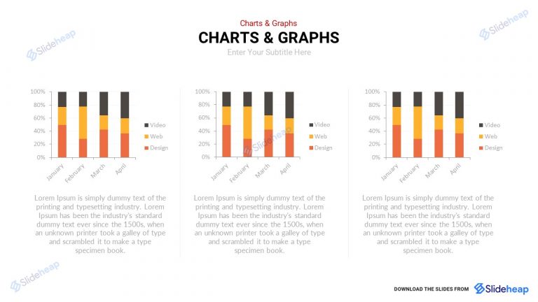 Chart templates for PowerPoint and Google Slides | Slideheap