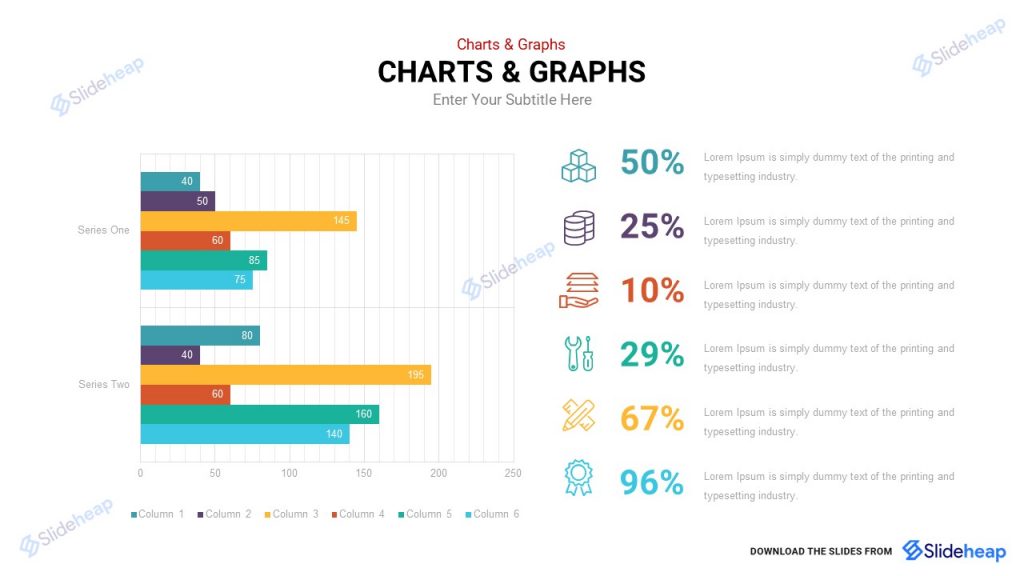 Chart templates for PowerPoint and Google Slides | Slideheap