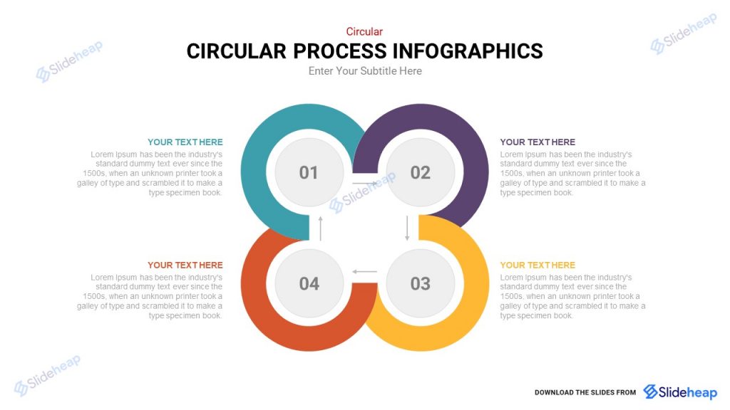 Circle diagram template for Google Slides and PowerPoint | Slideheap