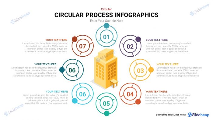 Circle diagram template for Google Slides and PowerPoint | Slideheap