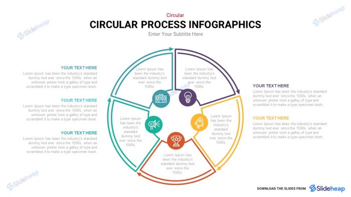 Circle diagram template for Google Slides and PowerPoint | Slideheap