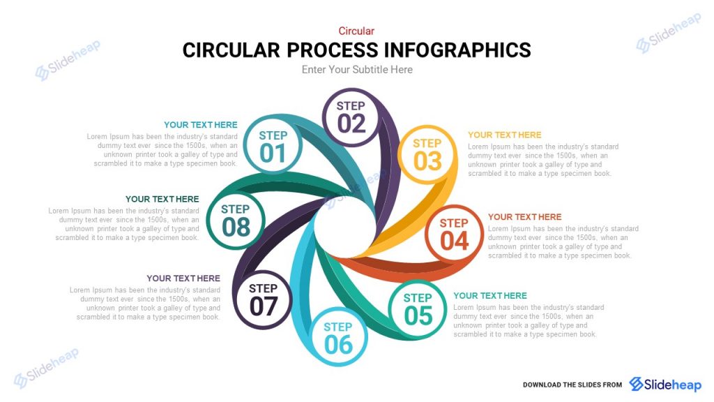 Circle diagram template for Google Slides and PowerPoint | Slideheap