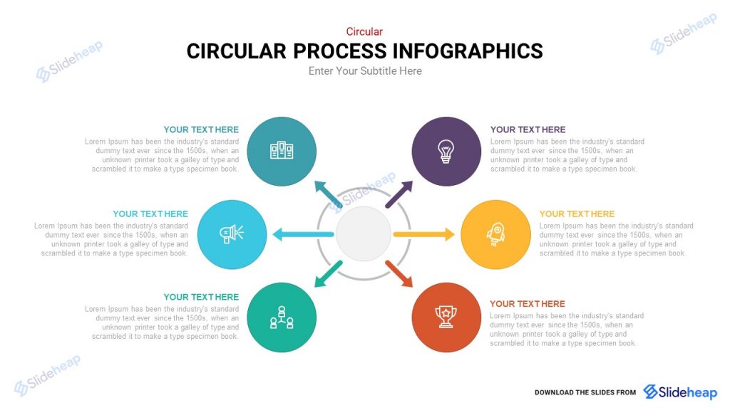 Circle diagram template for Google Slides and PowerPoint | Slideheap