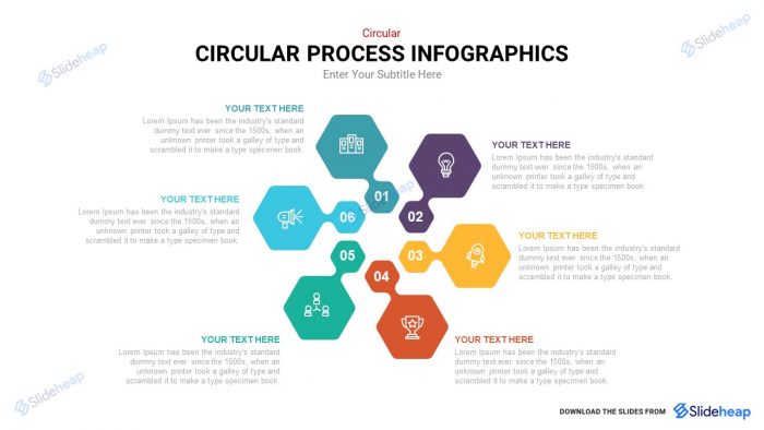 Circle diagram template for Google Slides and PowerPoint | Slideheap