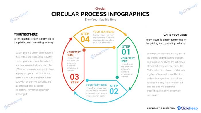 Circle diagram template for Google Slides and PowerPoint | Slideheap