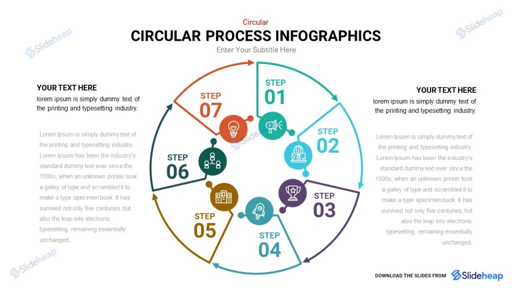 Circle diagram template for Google Slides and PowerPoint | Slideheap