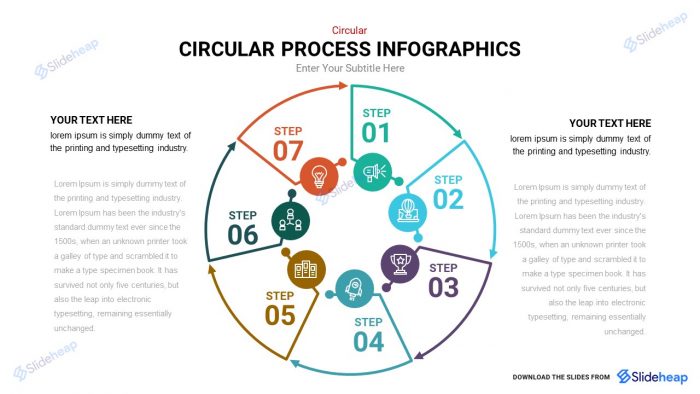 Circle diagram template for Google Slides and PowerPoint | Slideheap