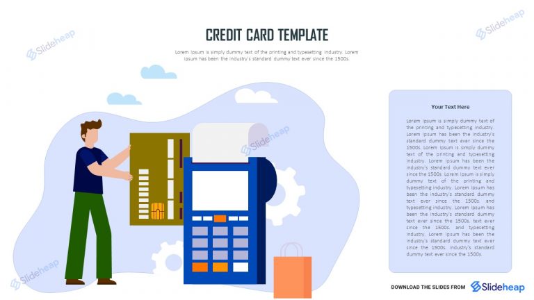 Credit Card Presentation Template - SlideHeap