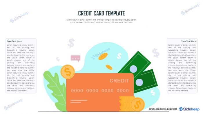 Credit Card Presentation Template - SlideHeap