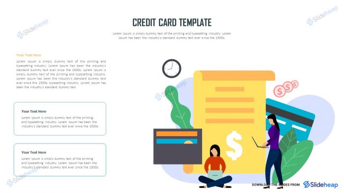 Credit Card Presentation Template - SlideHeap