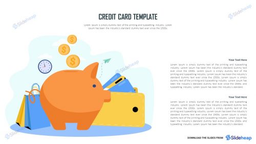 Credit Card Presentation Template - SlideHeap