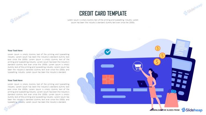 Credit Card Presentation Template - SlideHeap