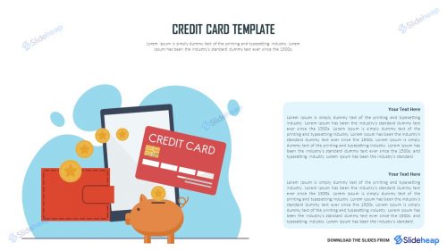 Credit Card Presentation Template - SlideHeap