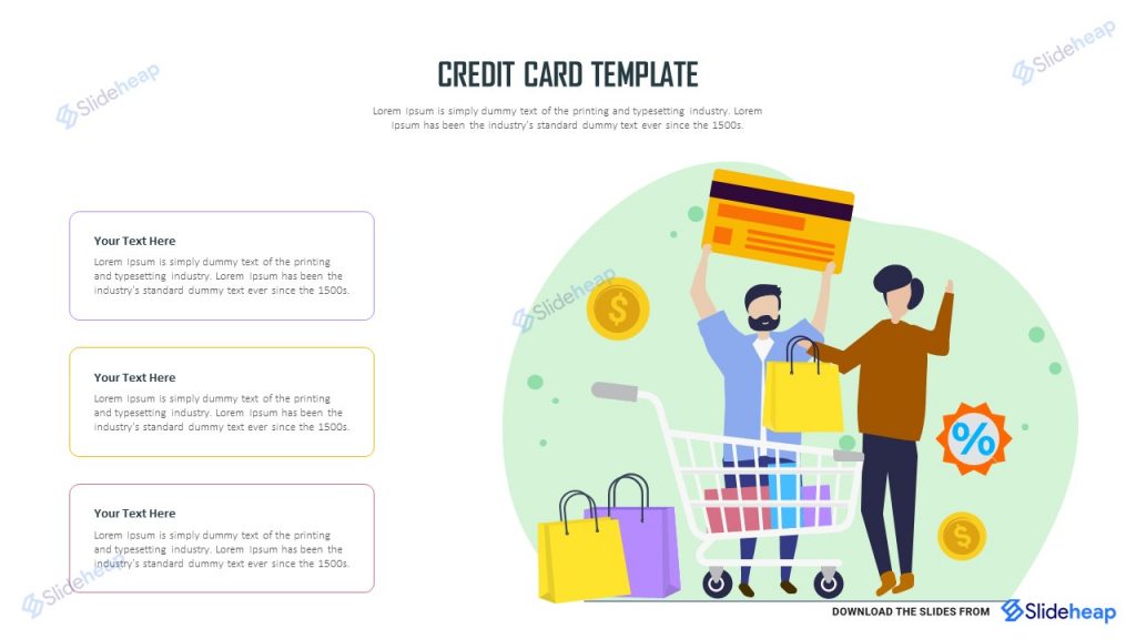 Credit Card Presentation Template - SlideHeap