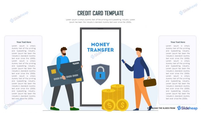 Credit Card Presentation Template - SlideHeap