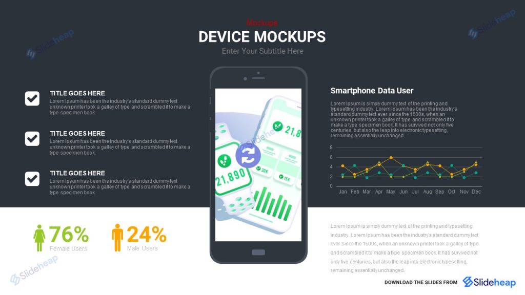 Device Mockup for Google Slides and PowerPoint | Slideheap