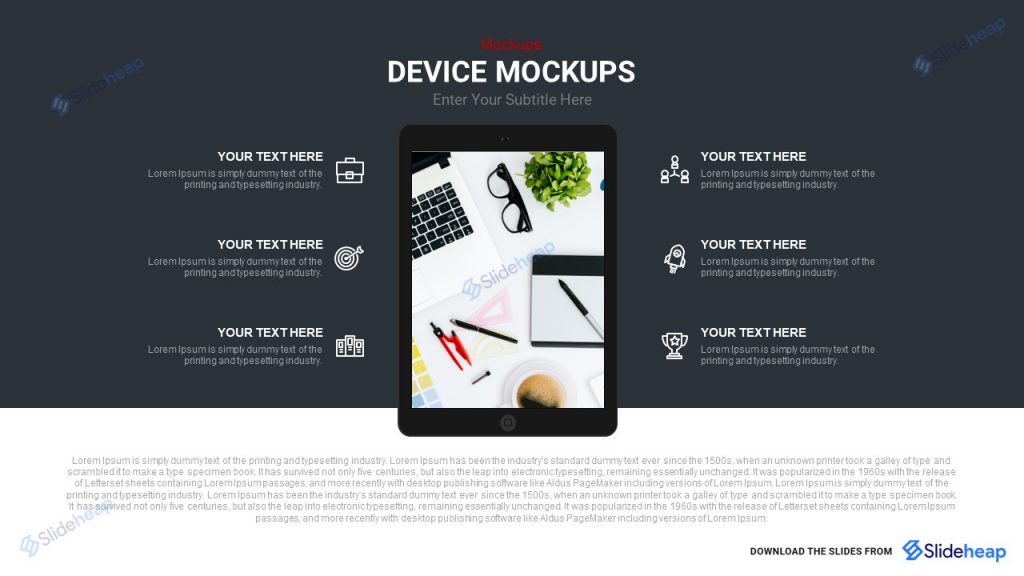Device Mockup for Google Slides and PowerPoint | Slideheap