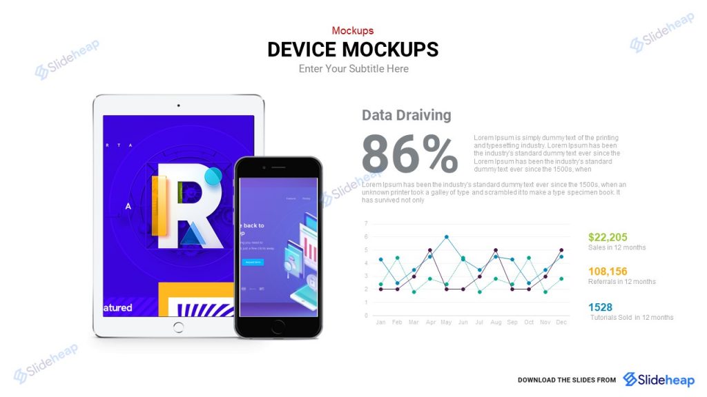 Device Mockup for Google Slides and PowerPoint | Slideheap
