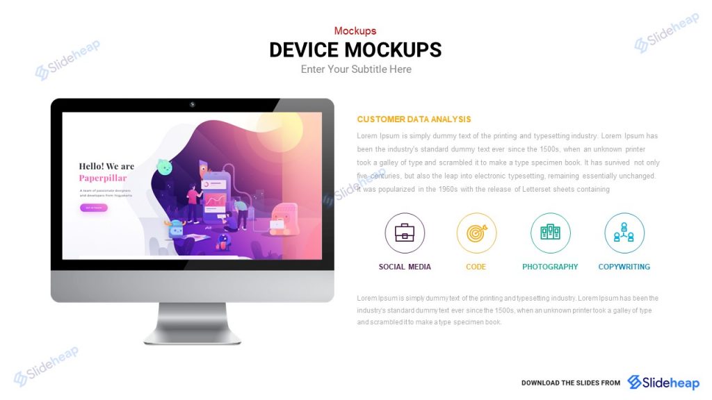 Device Mockup for Google Slides and PowerPoint | Slideheap