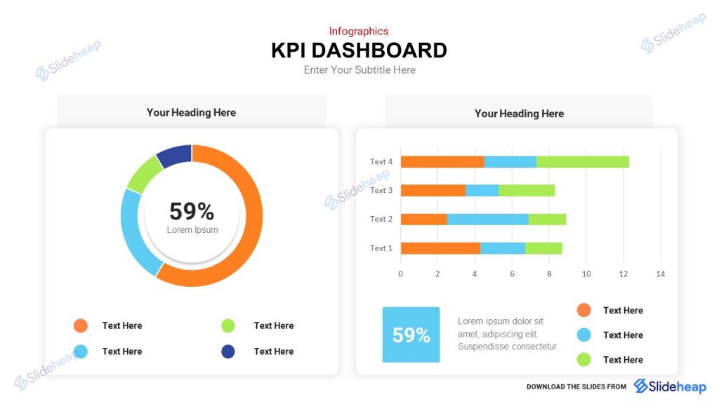 KPI dashboard PowerPoint template for Download | Slideheap