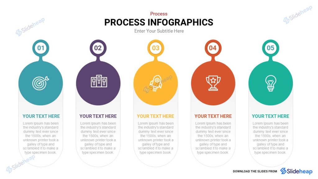 Infographic Process Template For PowerPoint | Slideheap