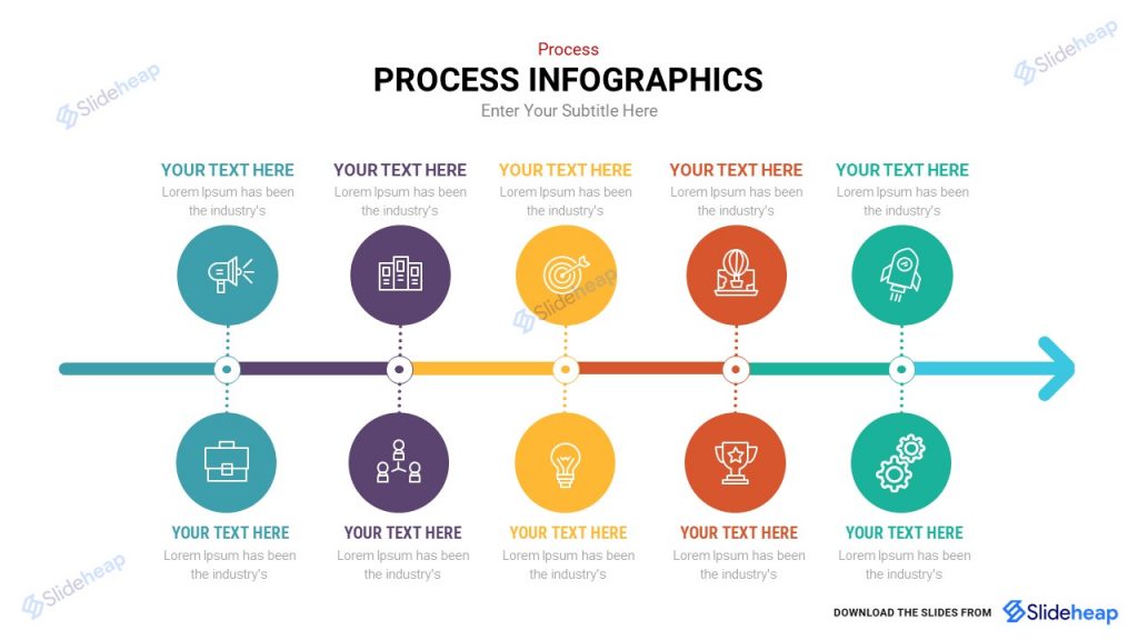 Infographic Process Template For PowerPoint | Slideheap