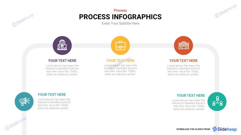 Infographic Process Template For PowerPoint | Slideheap