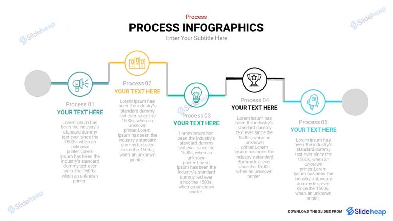 Infographic Process Template For PowerPoint | Slideheap