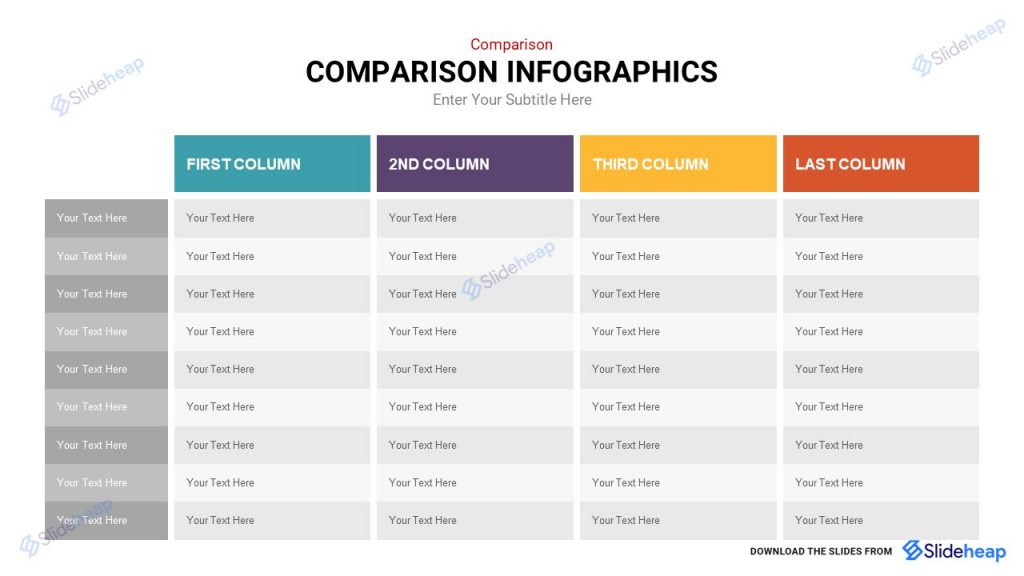 Product Comparison Template For PowerPoint | Slideheap