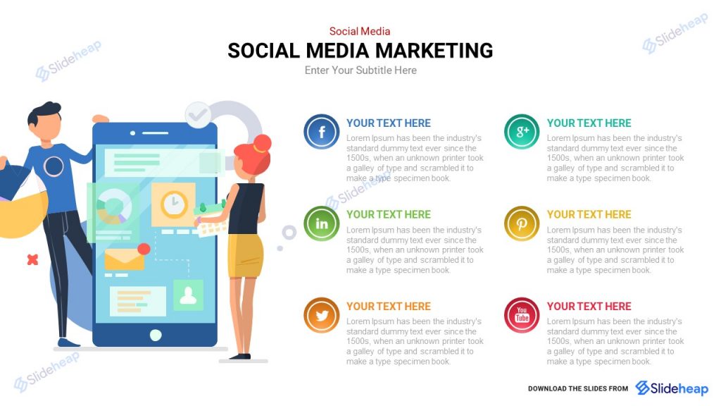Social Media Powerpoint Template For Download | SlideHeap