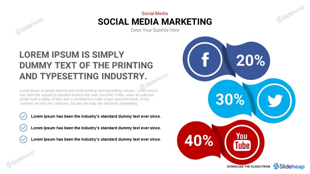 Social Media Powerpoint Template For Download | SlideHeap