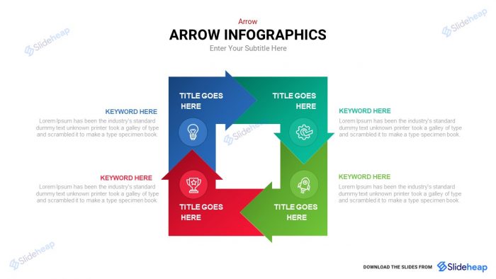 Arrow Template for Google Slides and PowerPoint | SlideHeap