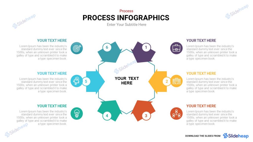 Infographic Process Template For PowerPoint | Slideheap