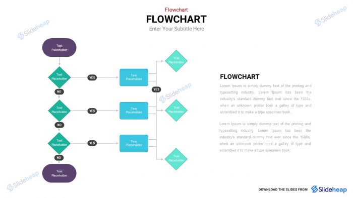 Flowchart Template For PowerPoint | Slideheap