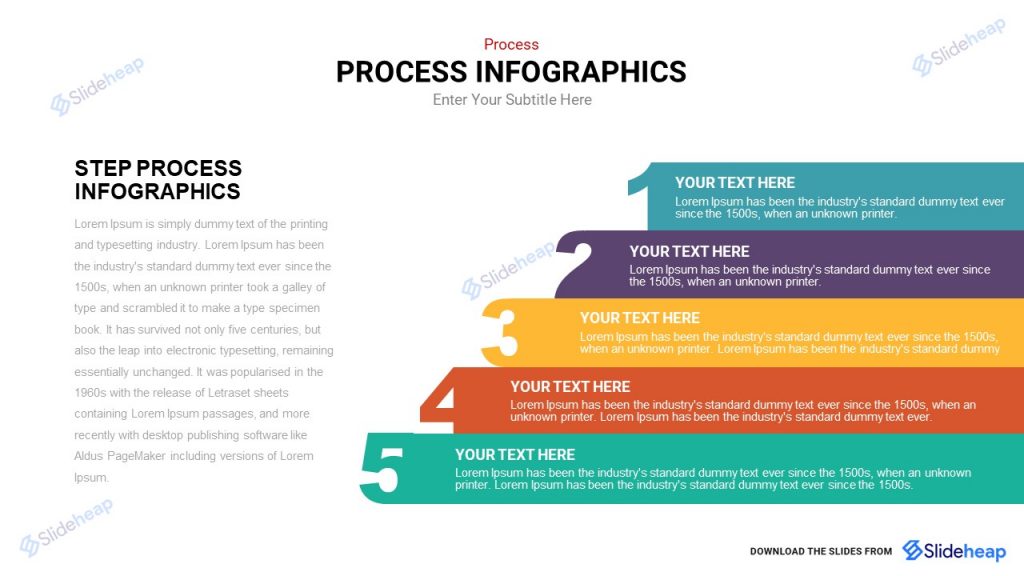 Infographic Process Template For PowerPoint | Slideheap