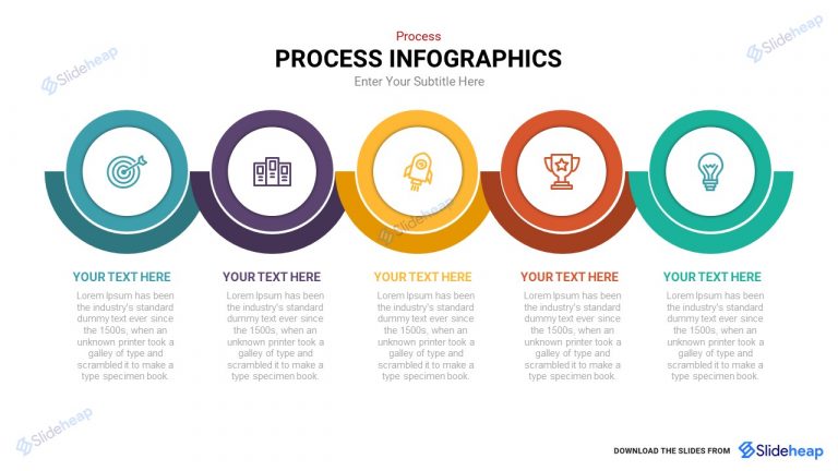 Infographic Process Template For PowerPoint | Slideheap