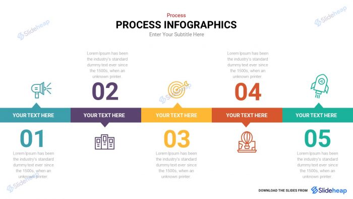 Infographic Process Template For PowerPoint | Slideheap