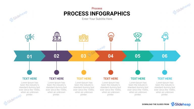 Infographic Process Template For PowerPoint | Slideheap